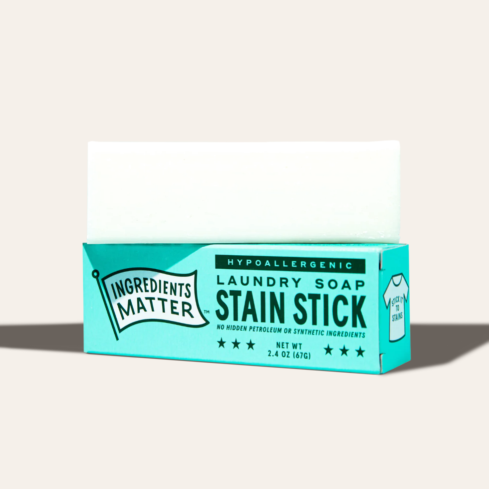 Fragrance Free Laundry Stain Remover Soap Stick | Ingredients Matter
