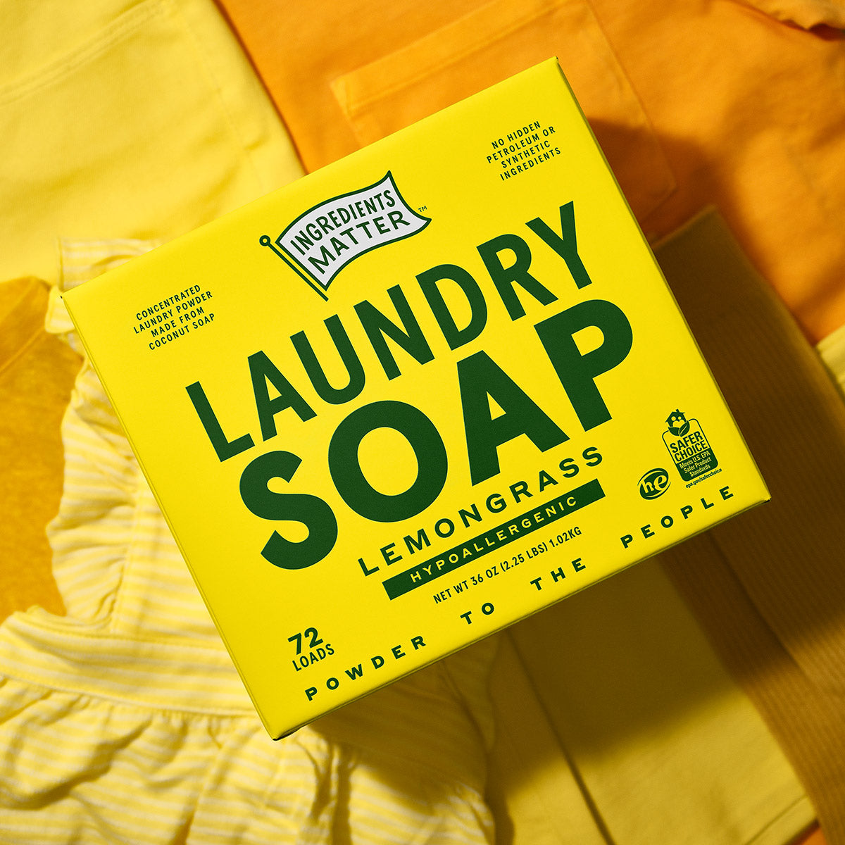 Lemongrass Laundry Detergent | Lemon Laundry Soap | Ingredients Matter